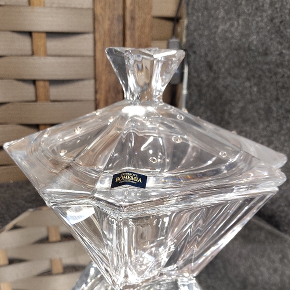 Crystalite | Other | Bohemia Crystal Glass Dinnerware Dish With Crystal ...